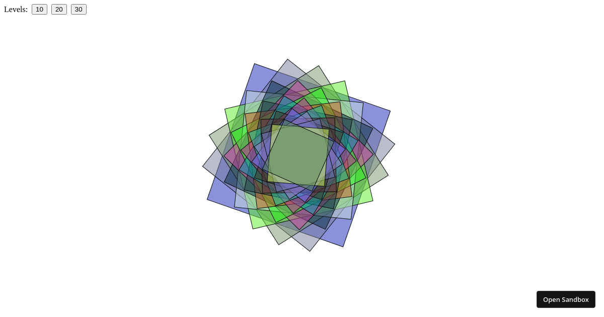 recursive-animation - Codesandbox