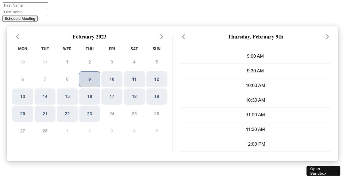 datepicker_tool (forked) - Codesandbox