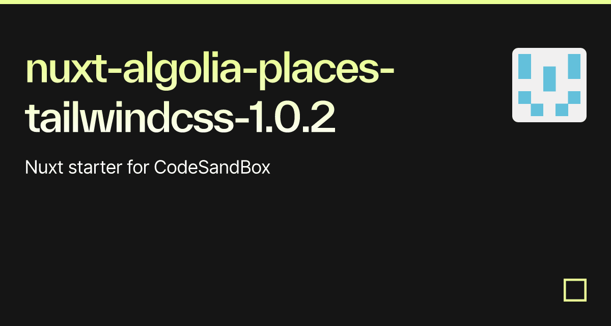 Nuxt Algolia Places Tailwindcss 102 Codesandbox 8877