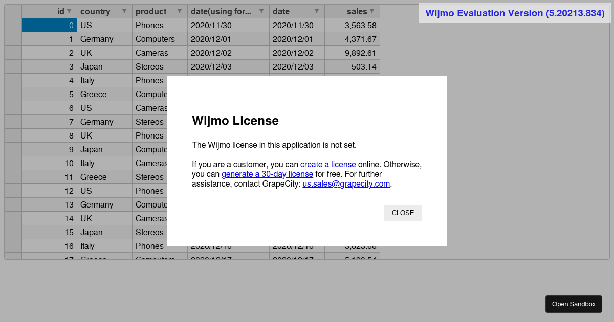 wijmo-react (forked) - Codesandbox