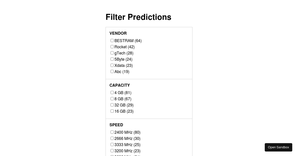 dynamic-filter-quantities - Codesandbox