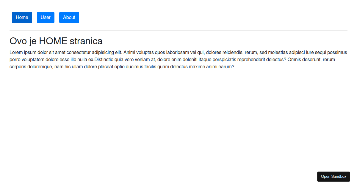Vue Router primer 1 - Codesandbox