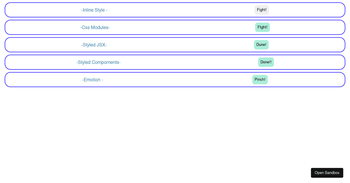 react - Codesandbox