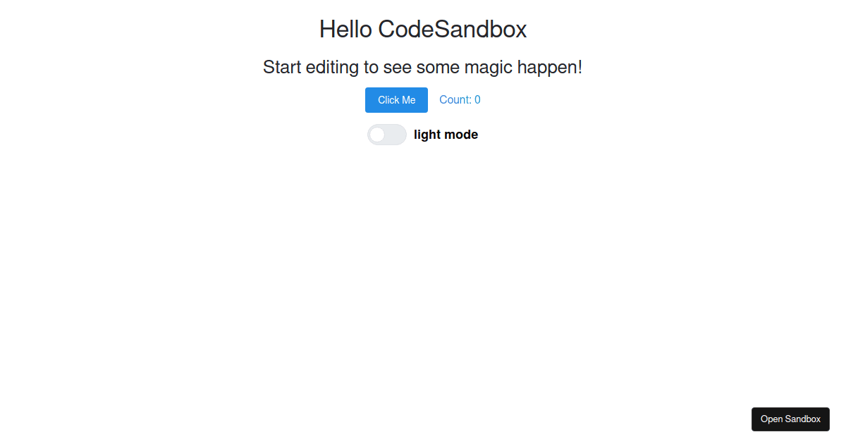 svelteui-example-template - Codesandbox