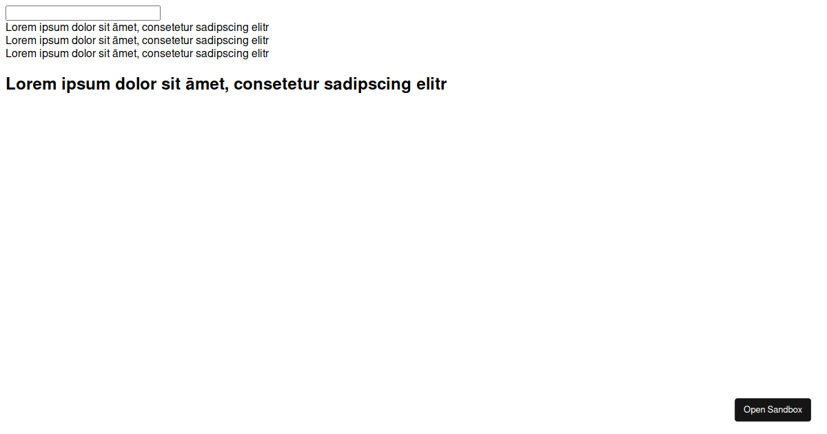 react mark js - Codesandbox