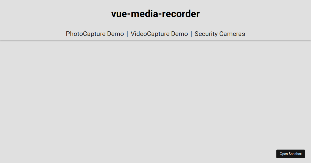 Vue Media Recorder Codesandbox 0993