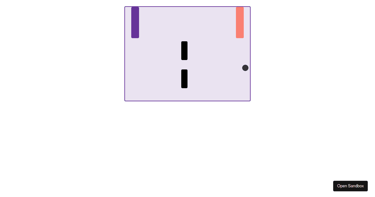 pong - Codesandbox