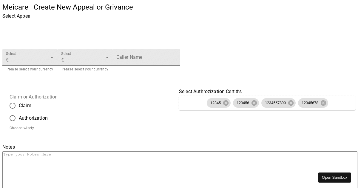Material demo - Codesandbox
