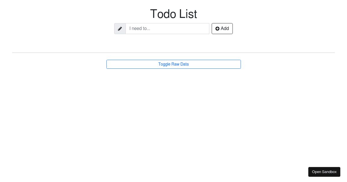 jQuery CRUD Todo List - Codesandbox jQuery CRUD Todo List - Codesandbox