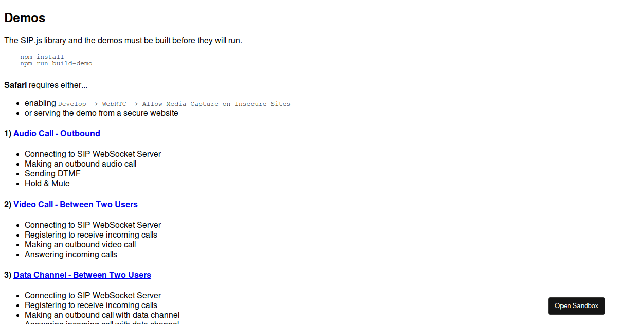 Onsip Sip Js Demo Codesandbox