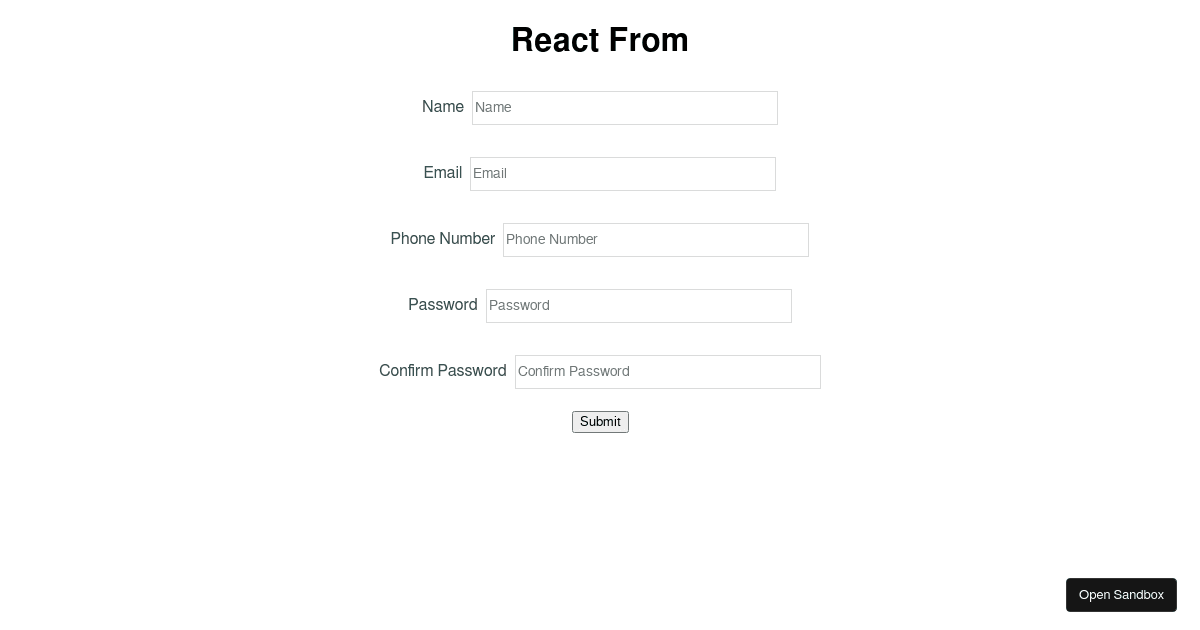 react-form-2 - Codesandbox