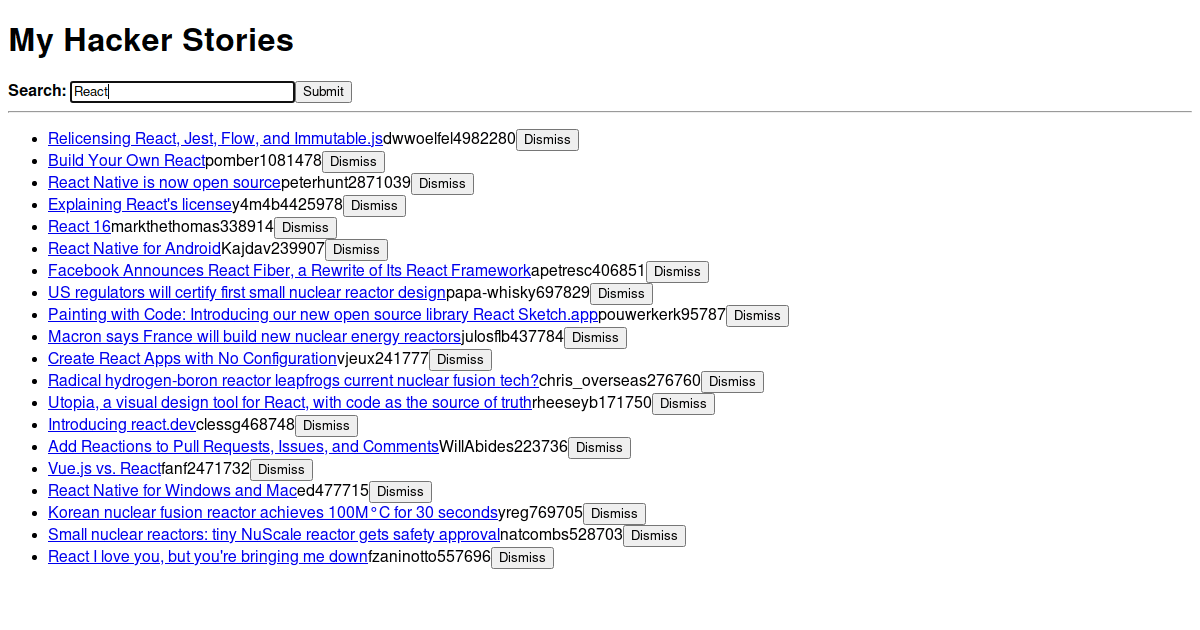 hacker-stories - Codesandbox