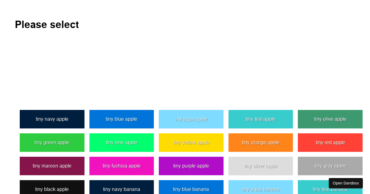 React Codesandbox