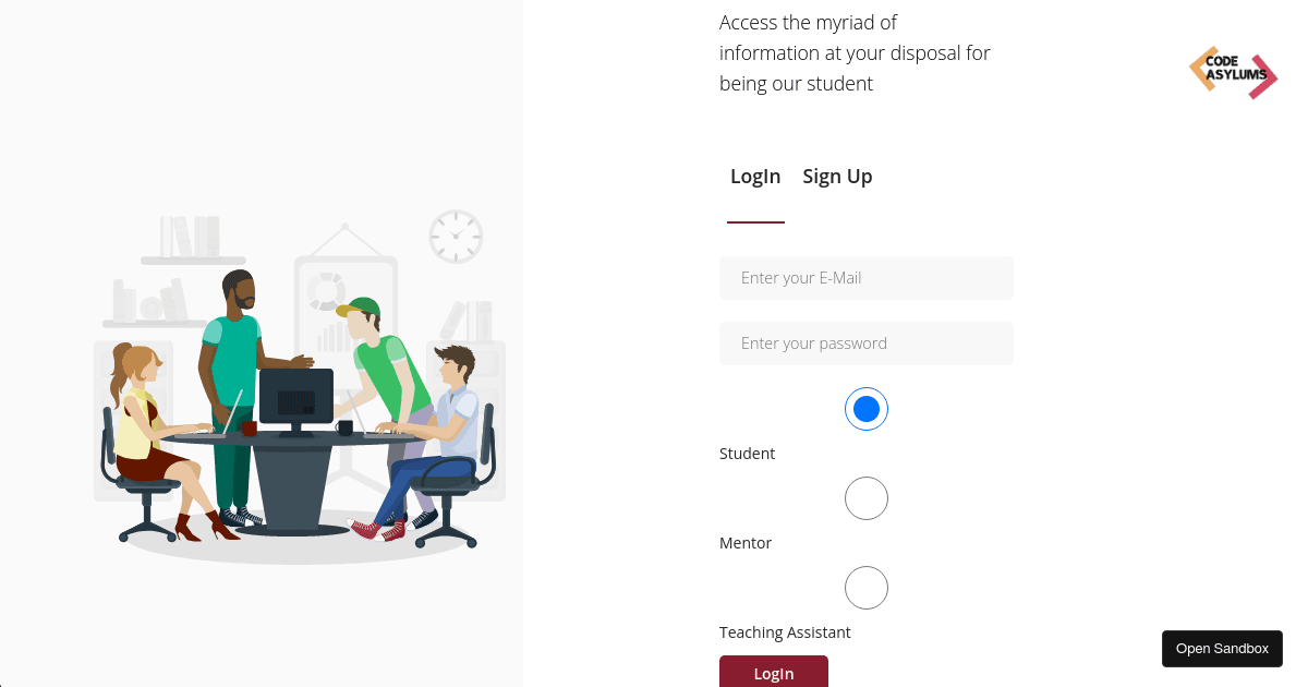 dashboard - Codesandbox