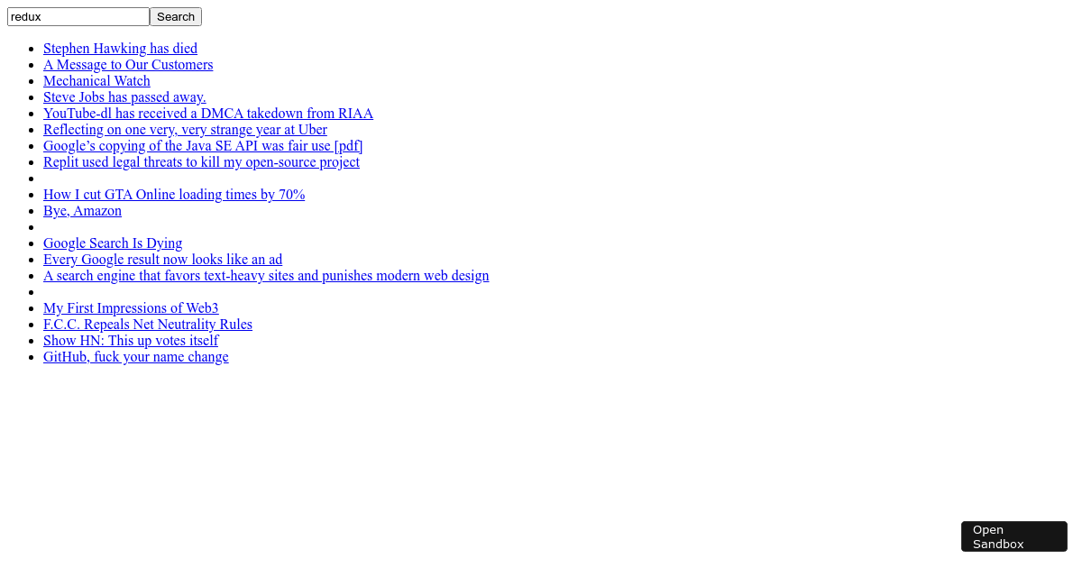 react2 - Codesandbox