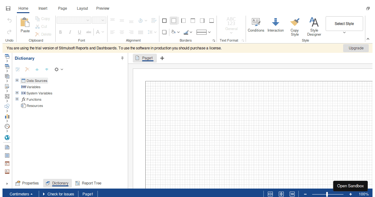 Stimulsoft Designer - Codesandbox