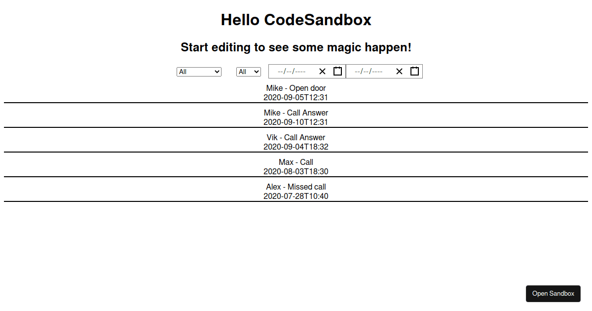 How To Use Multiple Selected Option React Codesandbox