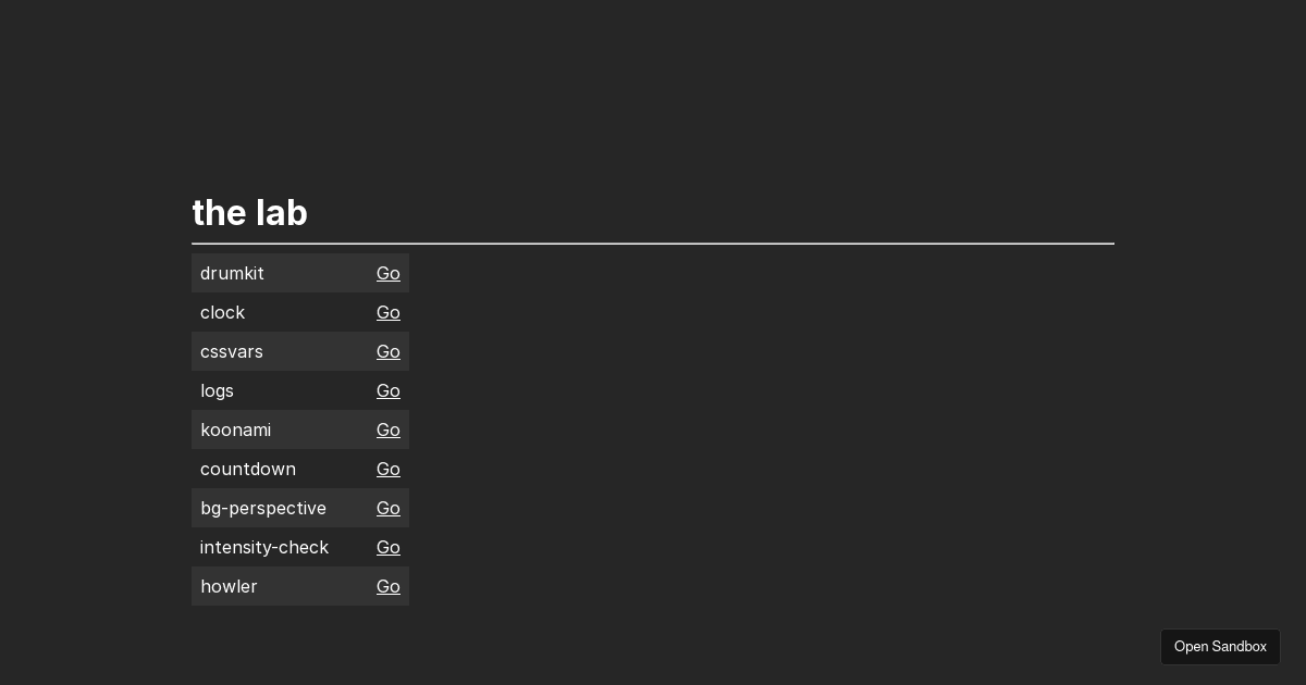 lab (forked) - Codesandbox