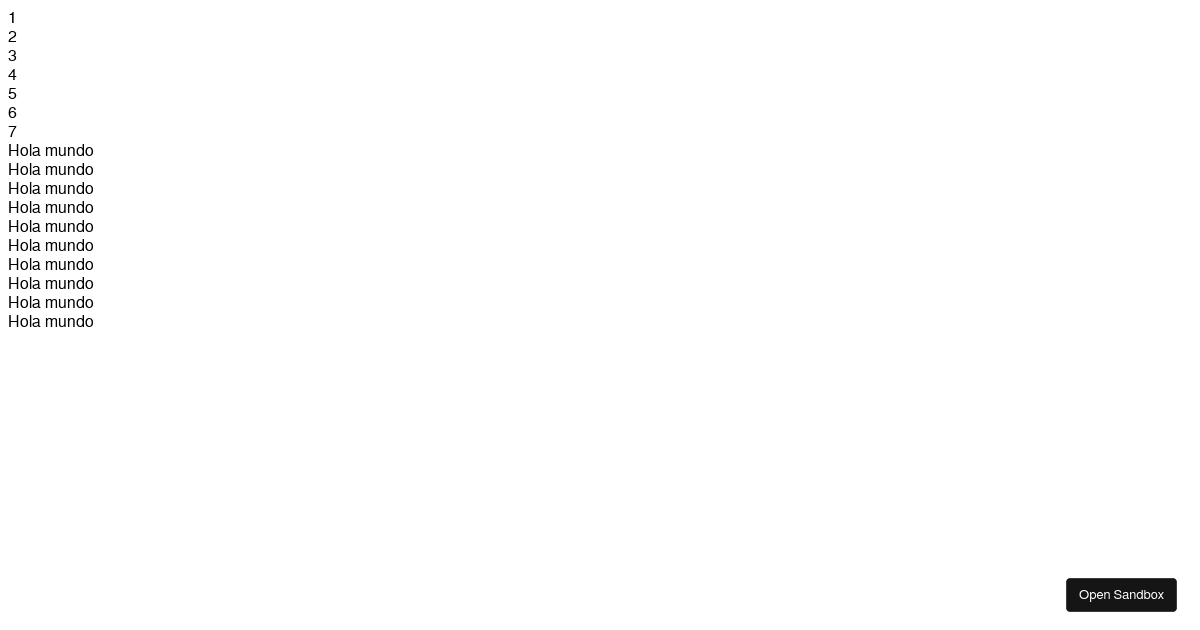 Sesion 9 Ciclos For - Codesandbox