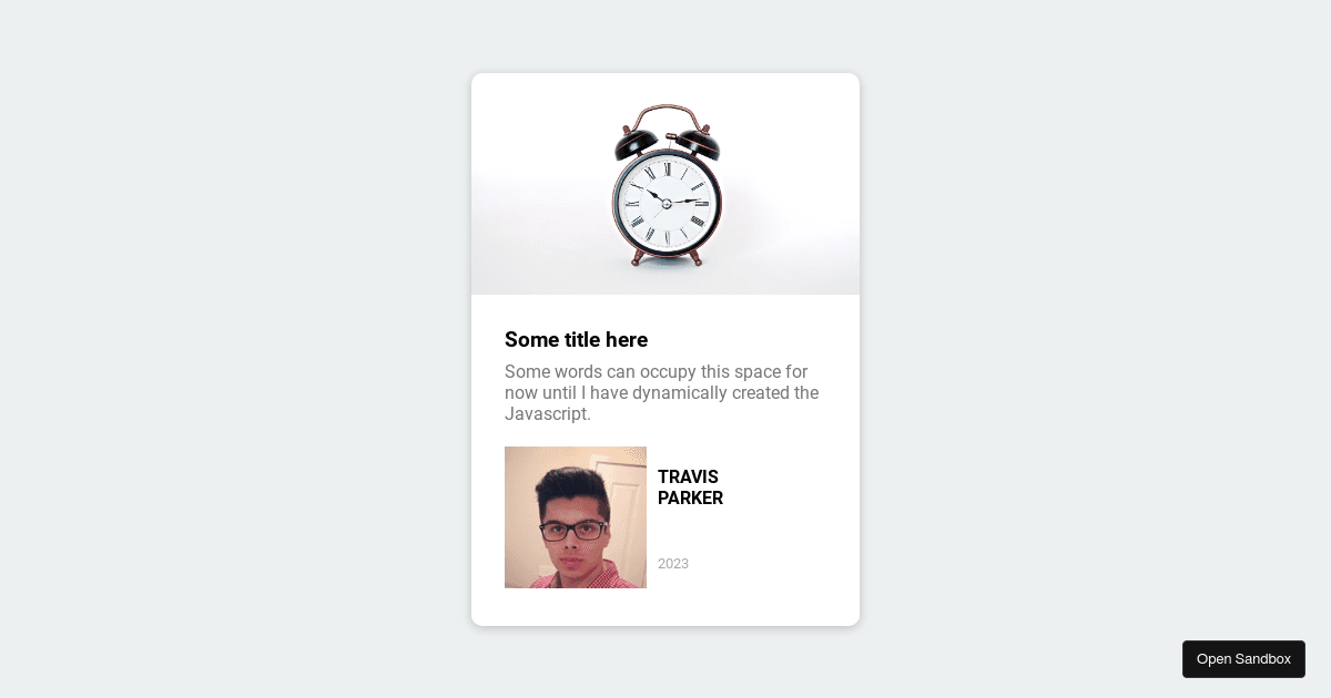 static - Codesandbox