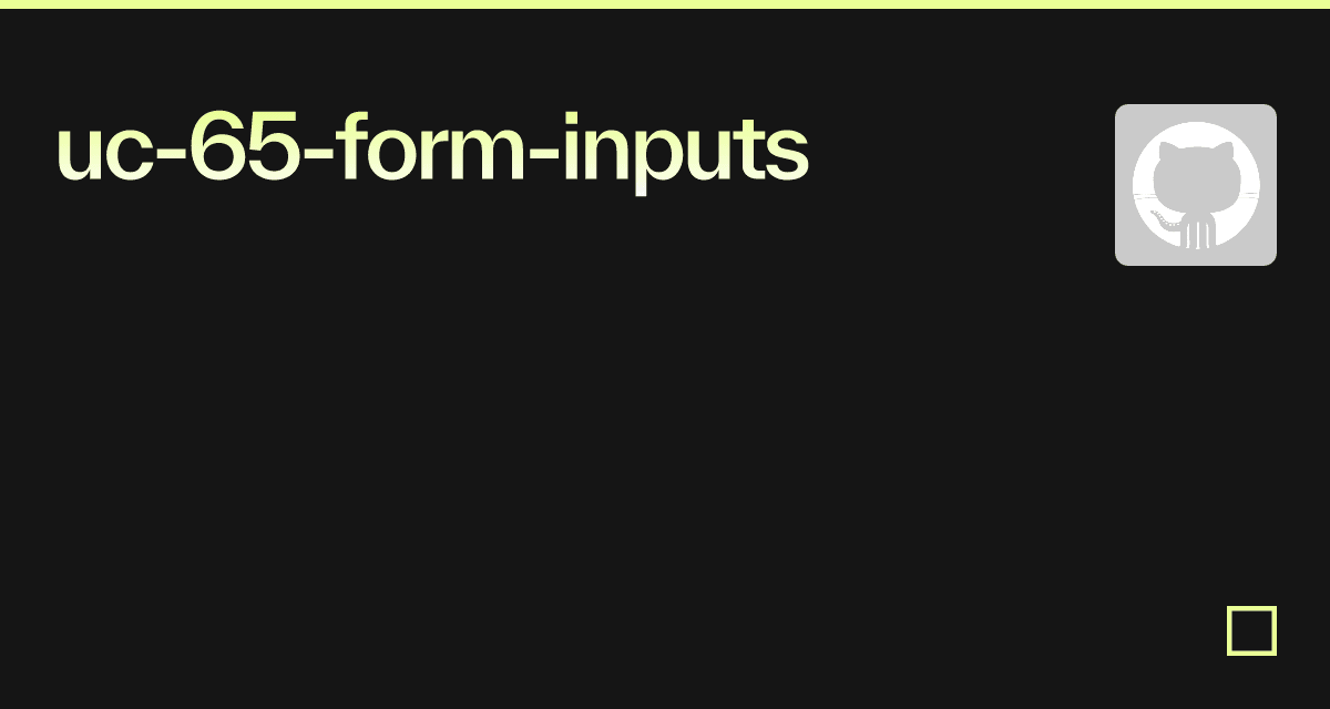 uc-65-form-inputs - Codesandbox