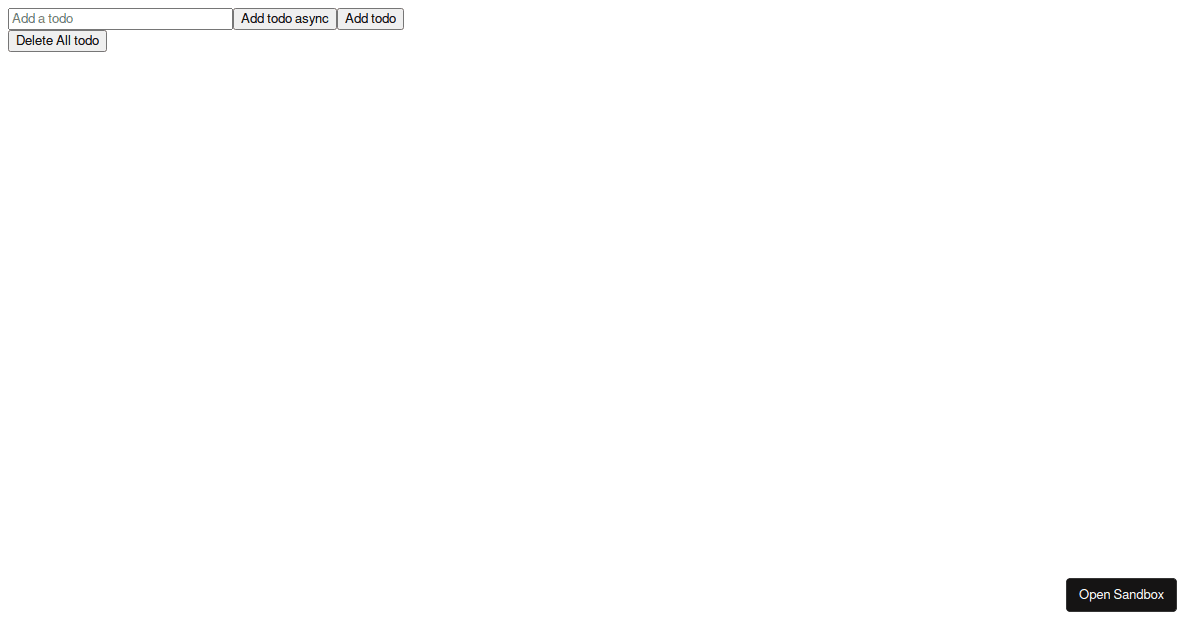 React Redux Todo Reduxthunk Codesandbox
