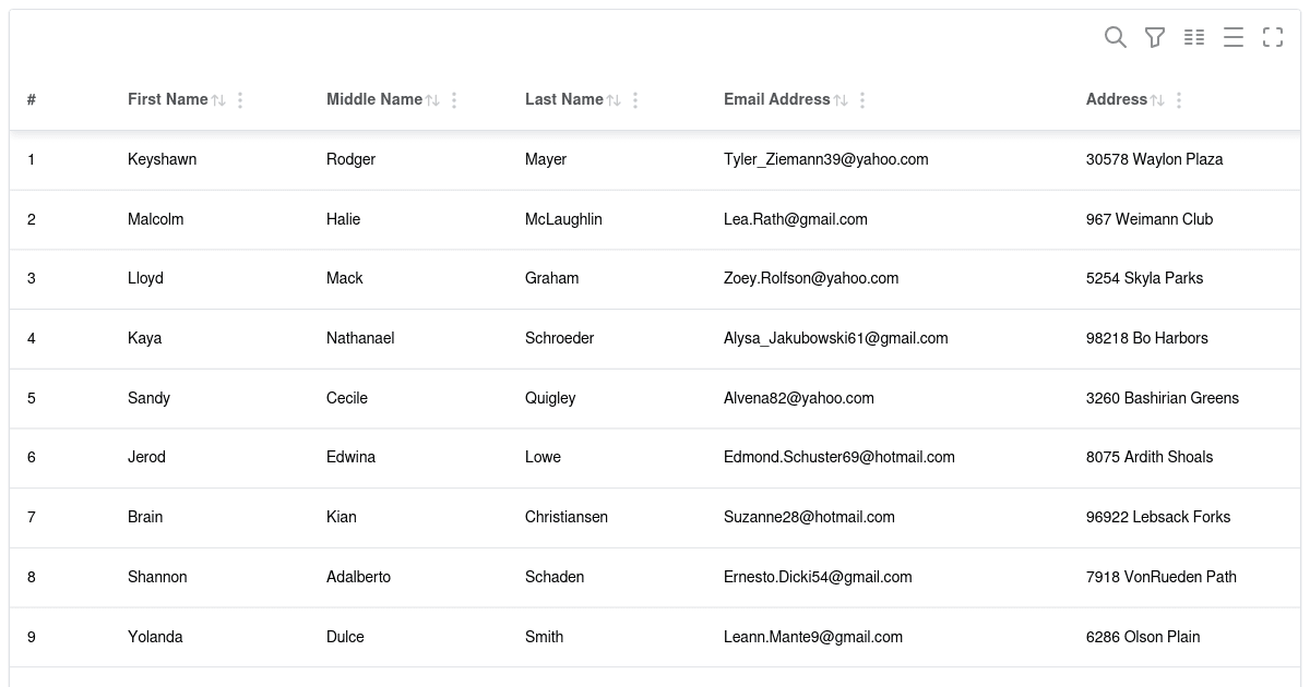 Mantine React Table Example Enable Row Virtualization Codesandbox 7572
