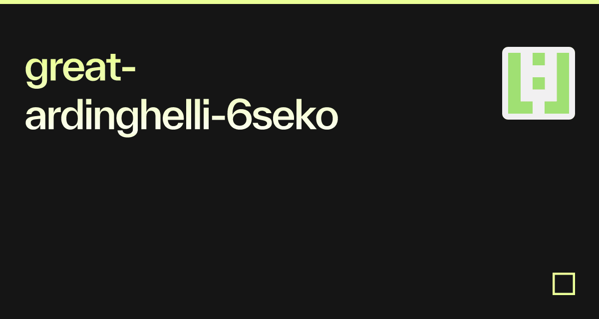 great-ardinghelli-6seko - Codesandbox