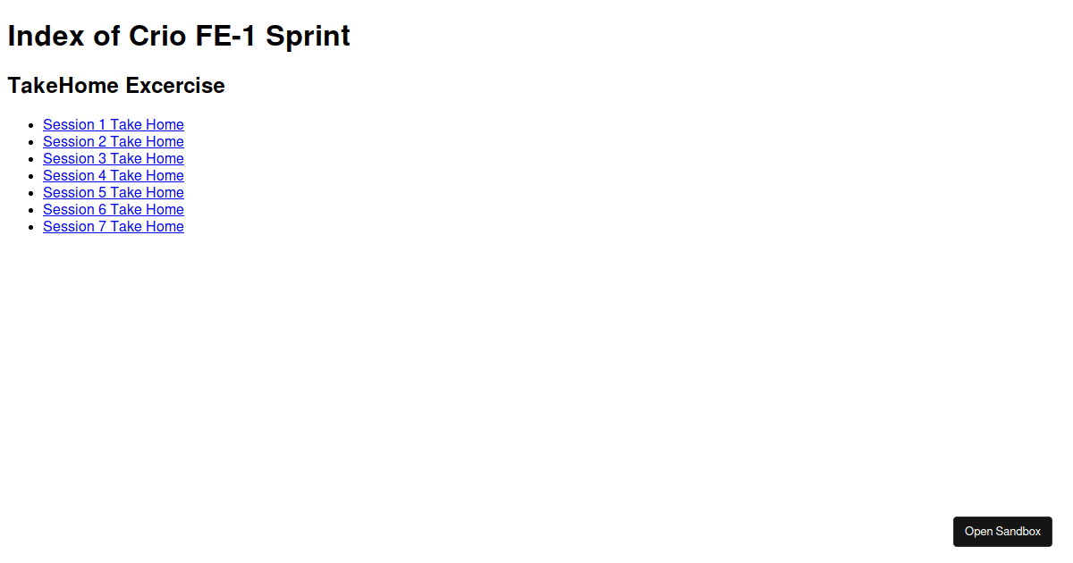 FE-1- All Takehome- Dec - Codesandbox