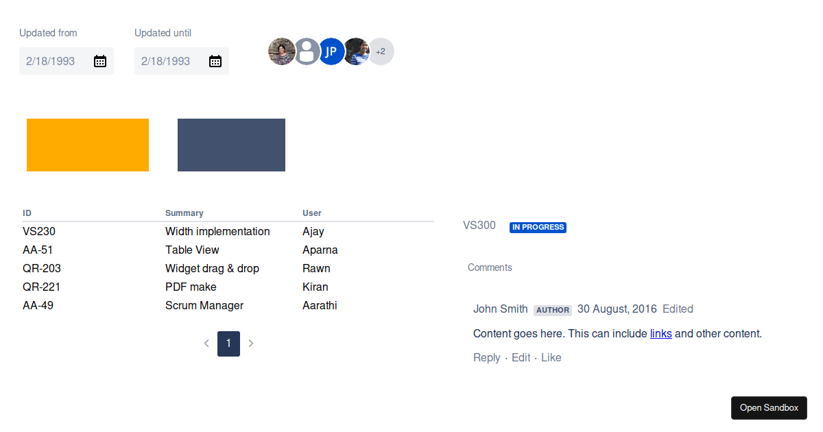 Scrum_Manager - Codesandbox