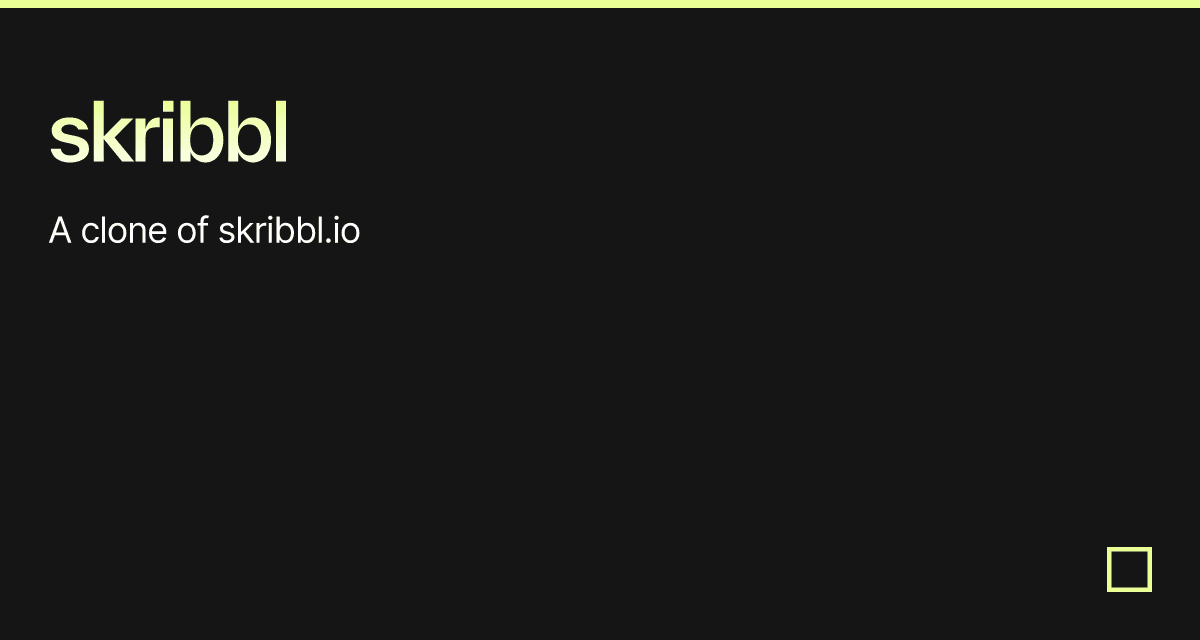 skribbl - Codesandbox