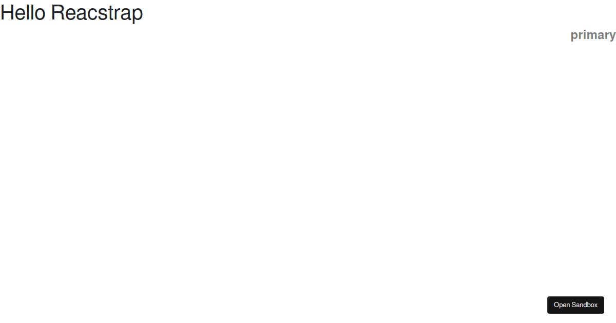 Reactstrap Sandbox (forked) - Codesandbox