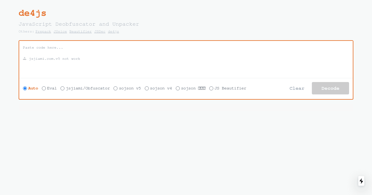 js-deobfuscate - Codesandbox