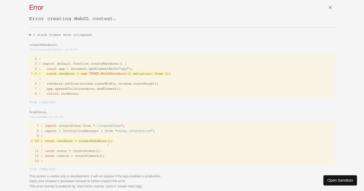 vanilla - Codesandbox