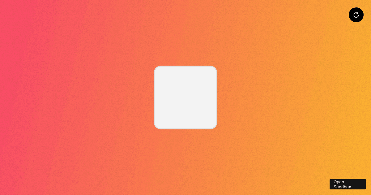 Framer Example 13 Variants Codesandbox