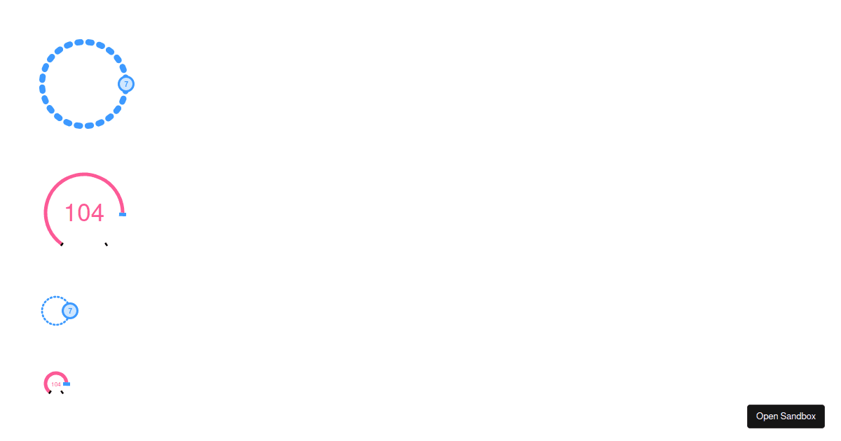 React Circular Input Examples Forked Codesandbox