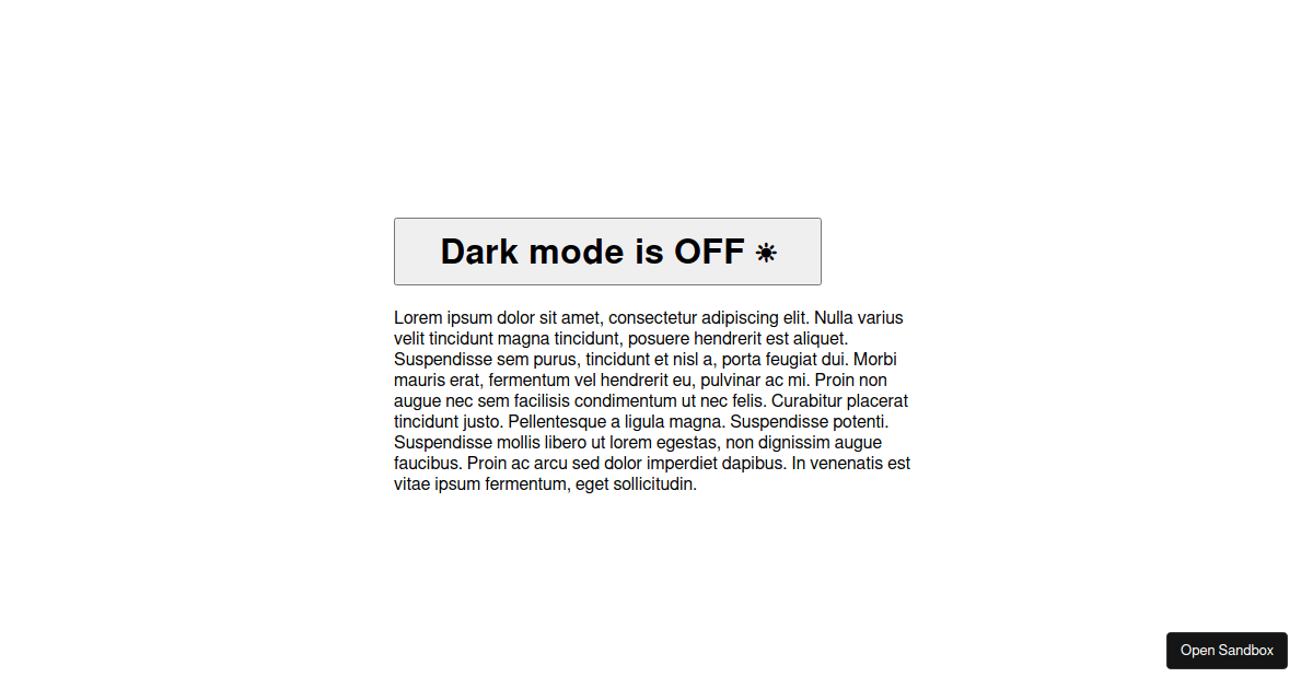 Prop Drilling Example - Codesandbox