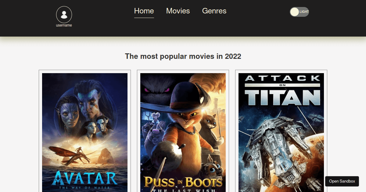 react_movies - Codesandbox