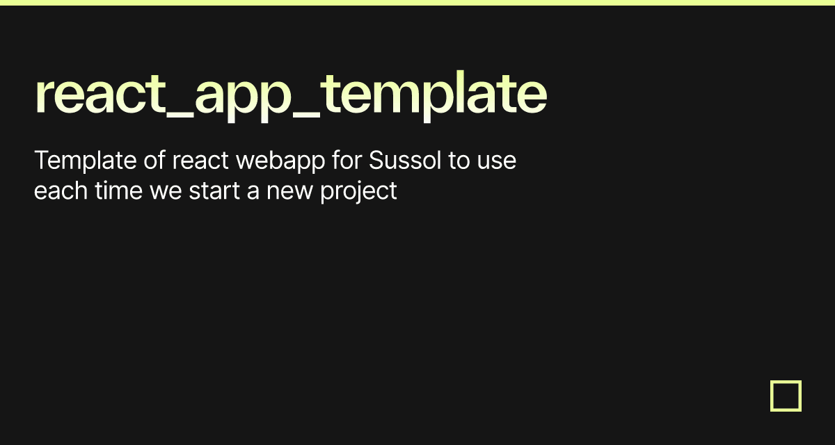 react_app_template - Codesandbox