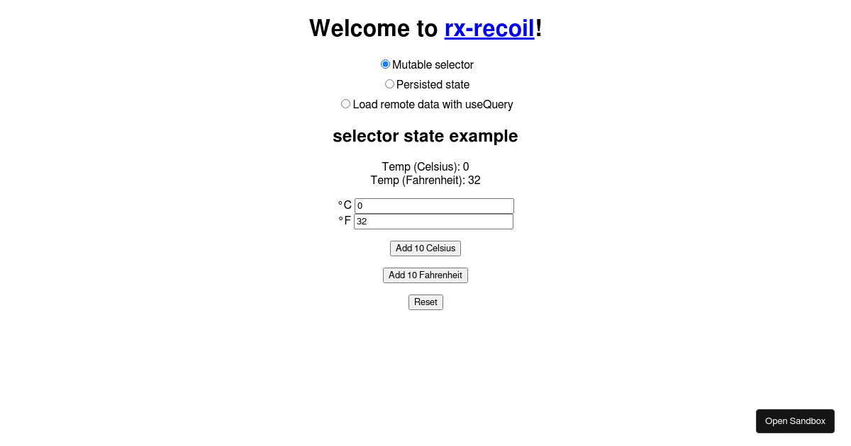 rx-recoil (forked) - Codesandbox