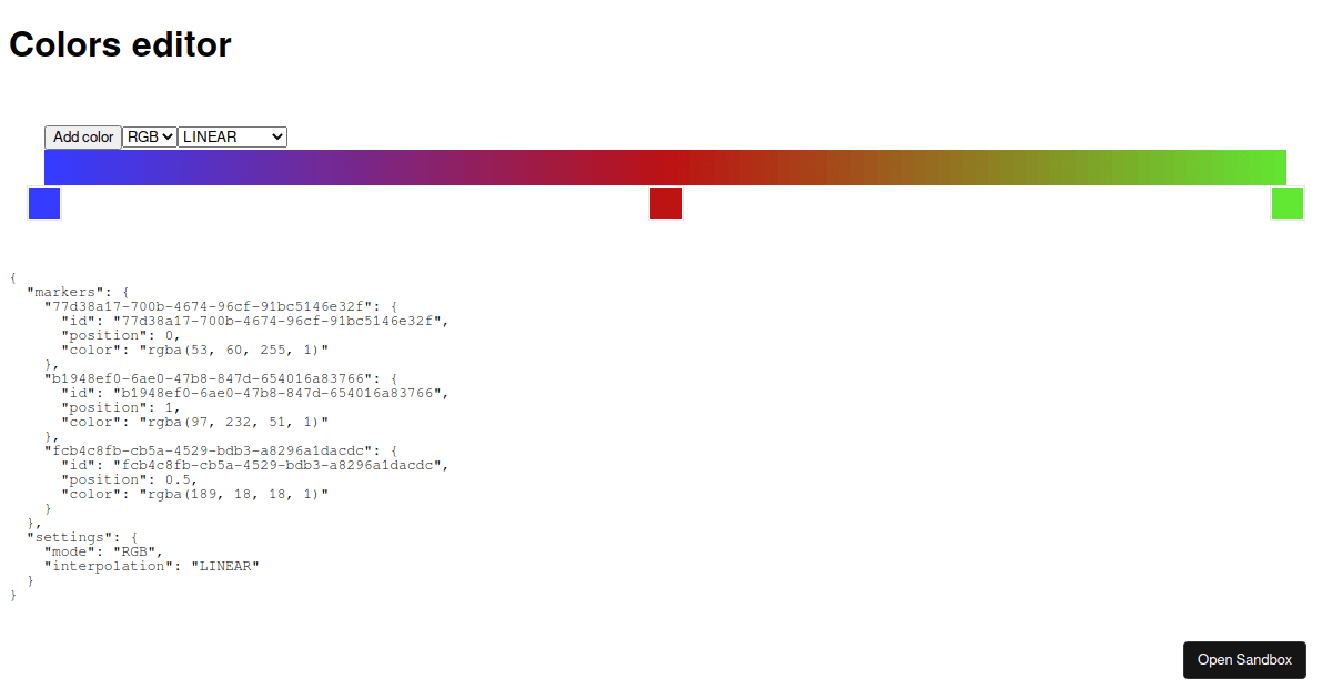 color-ramp - Codesandbox