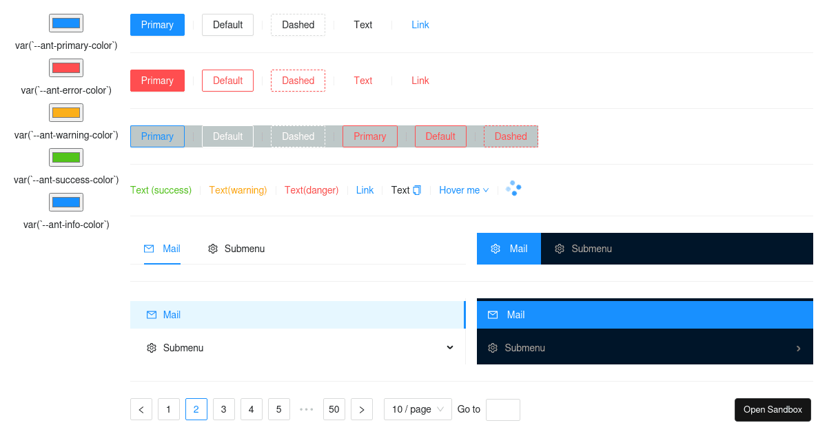 Global Theme - ant-design-vue@3.2.5 - Codesandbox