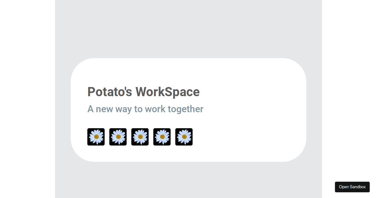 Workspace - Codesandbox