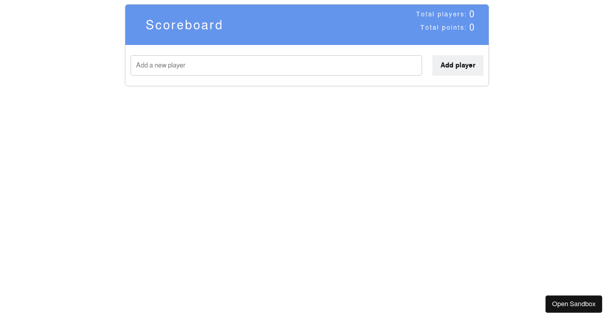 Scoreboard_React_App - Codesandbox