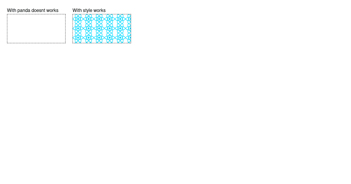 Panda CSS - Background Image Bug - Codesandbox