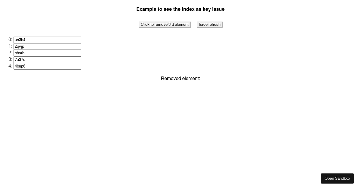 react-index-key-error-example (forked) - Codesandbox react-index-key-error-example (forked) - Codesandbox