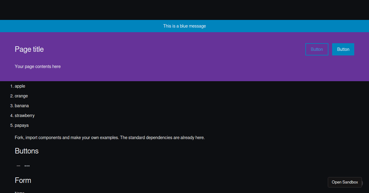 Pluralsight DS Playground - Kitchen Sync - Codesandbox