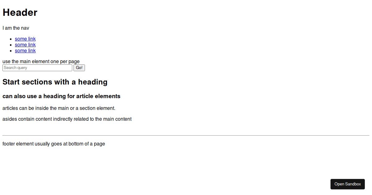 Mdn Docs Html Semantic Elements Codesandbox