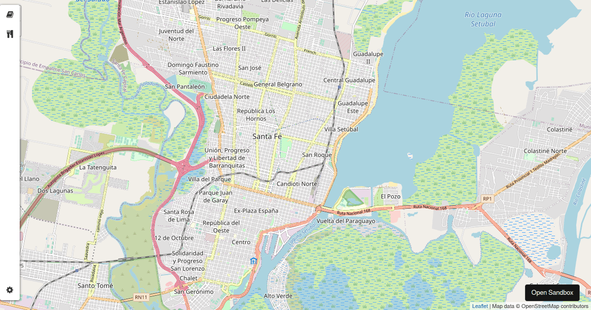 leaflet-sidebar (forked) - Codesandbox