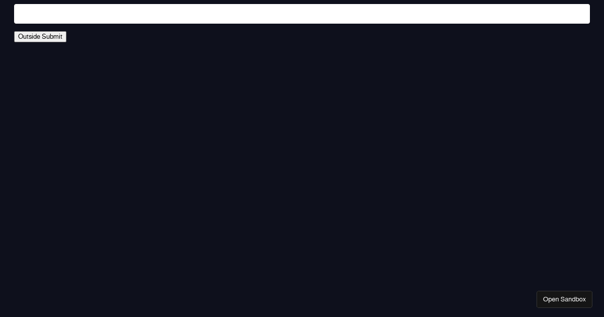 React Hook Form (JS) (forked) - Codesandbox